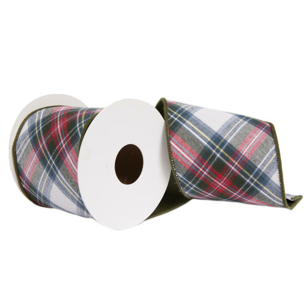 The Holiday Aisle® Taffetta Double Fused Ribbon | Wayfair