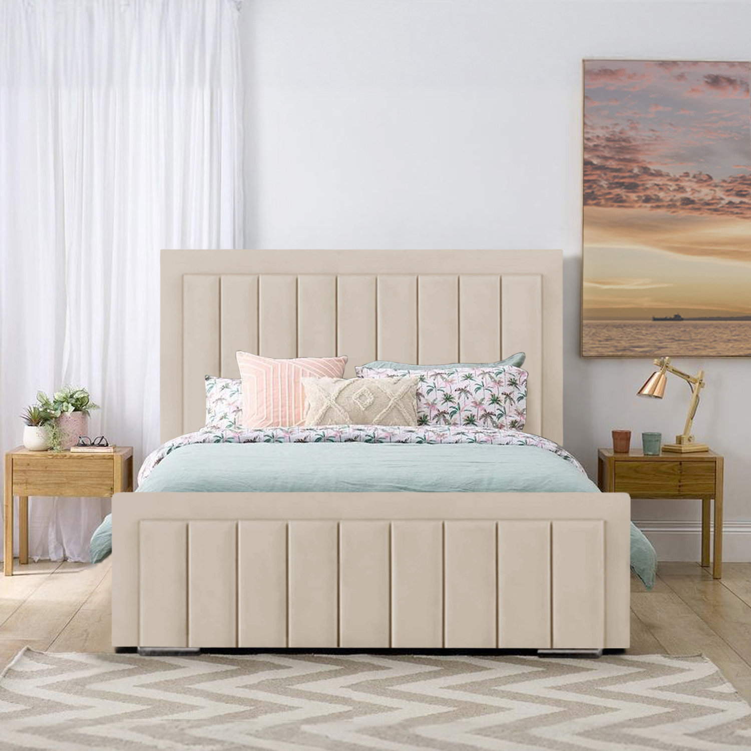 Canora Grey Luciana Bed Frame Upholstered Storage Bed | Wayfair.co.uk