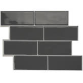 Emser Tile Strands 12'' L x 3'' W Porcelain Bullnose Tile Trim ...