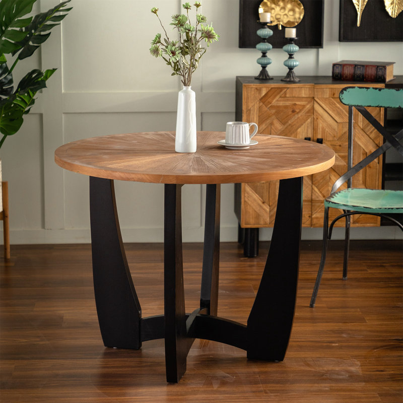 Union Rustic Round coffee table ,Cocktail Table,center table | Wayfair