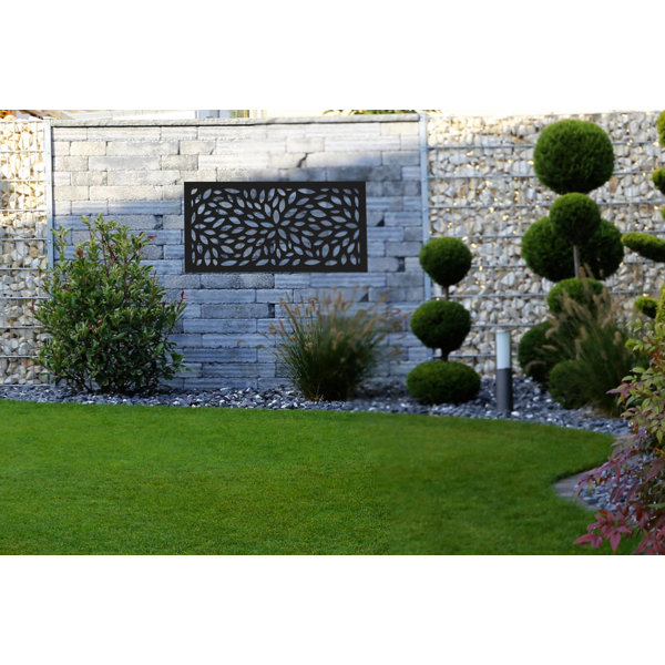 DESIGN-VU Floral Decorative Privacy Panel & Reviews | Wayfair