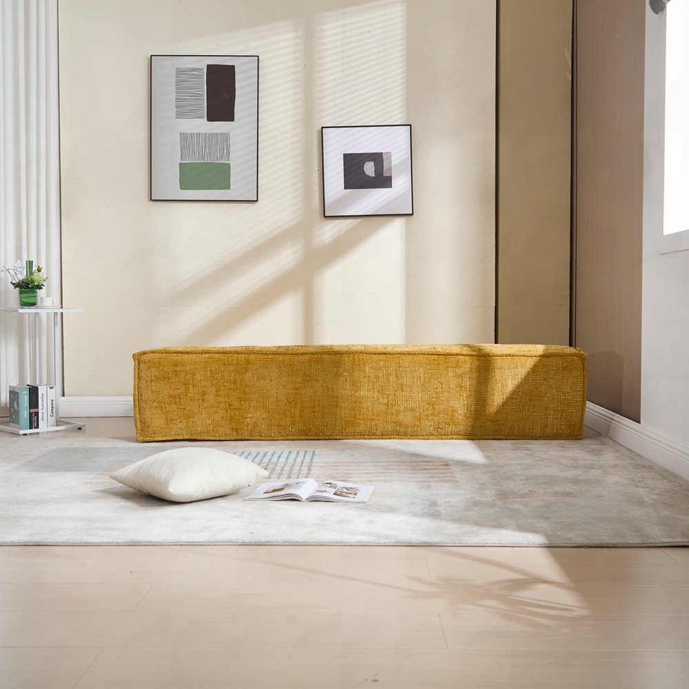 Latitude Run® Compress Upholstered Chenille Sofa,Convertible Sofa Bed ...