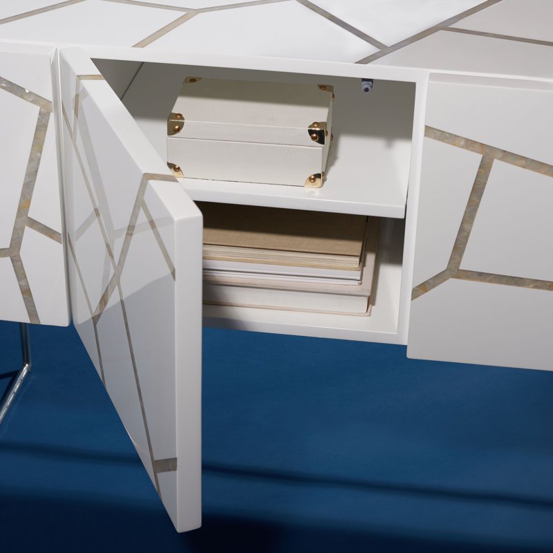 Brayden Studio® Ashley White Shell 70.9'' Sideboard | Wayfair