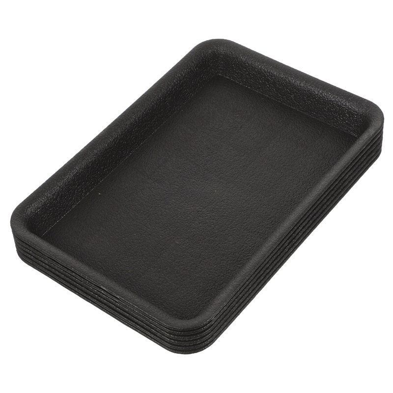 Hokku Designs 6Pcs Rectangular Plant Saucers Plastic Plant Saucers ...