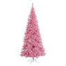 Vickerman Pre-Lit Pink Medium Ashley Spruce Artificial Christmas Tree ...