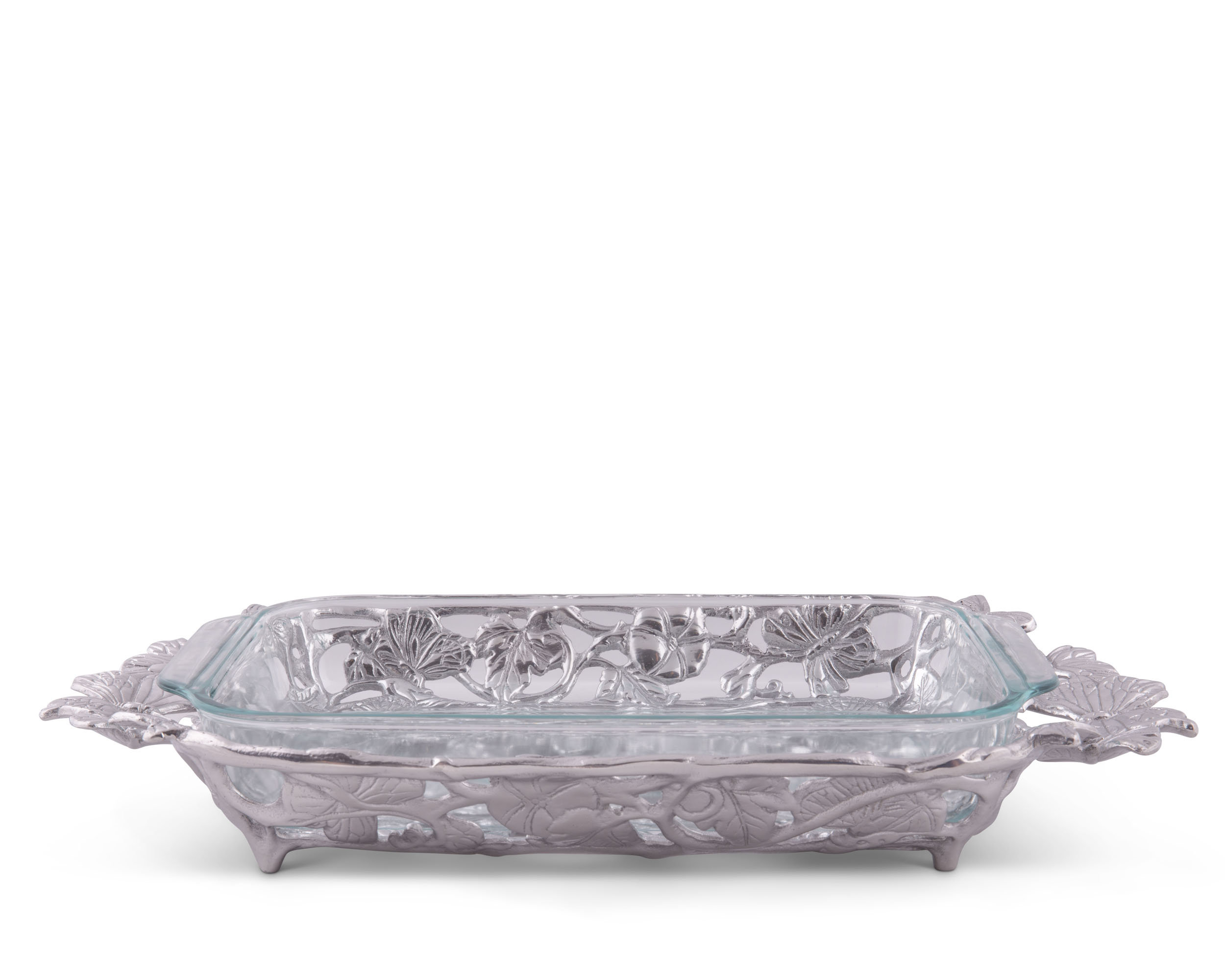 Arthur Court Designs Butterfly Rectangular Pyrex Holder & Reviews ...