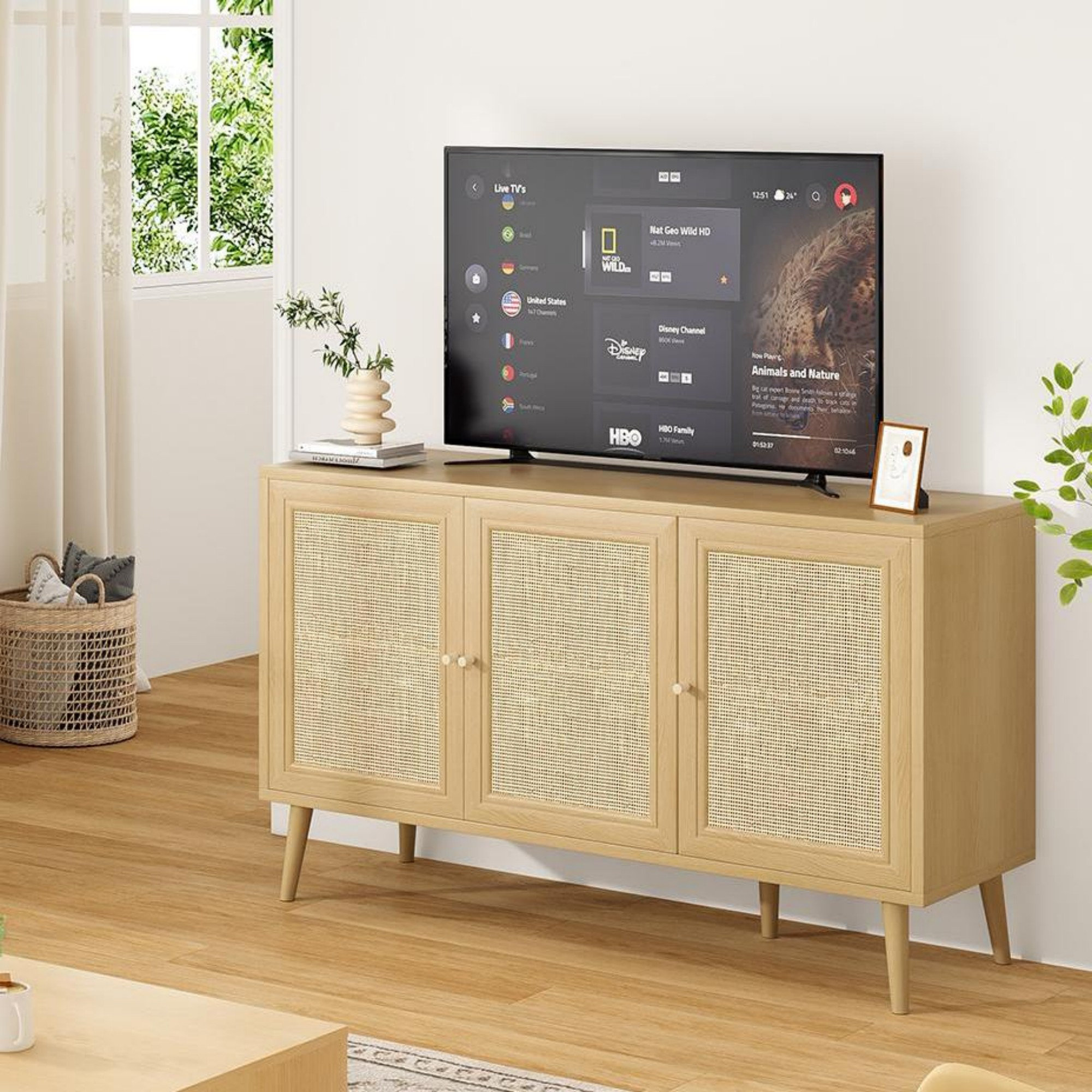 gefayluo Sideboard Buffet Cabinet ,Modern Kitchen Storage Console ...