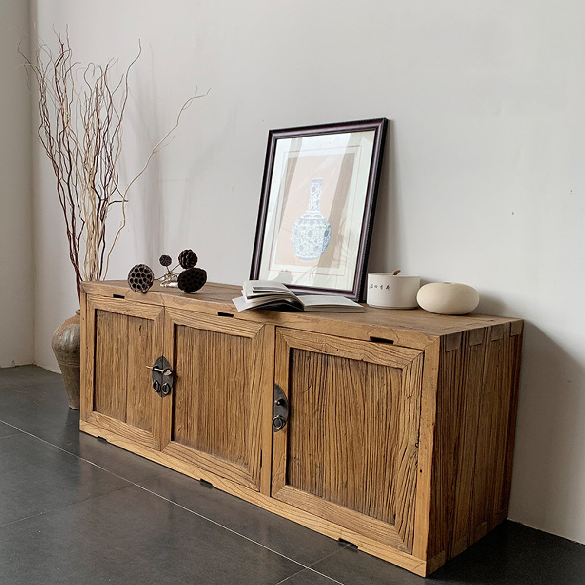 Feel High Pillows Solid Wood 51.18'' W Storage Credenza | Wayfair