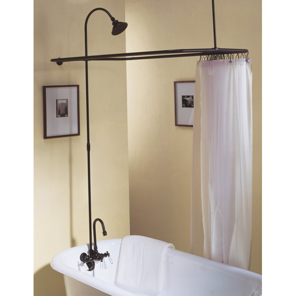 Strom LivingThe Gooseneck Enclosure Shower Set with 1.75 GPM & 57" x 31 ...