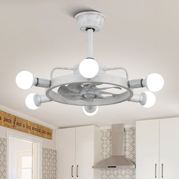 Gracie Oaks 21" 6-light Sputnik Sphere Ceiling Fan with Lights and ...