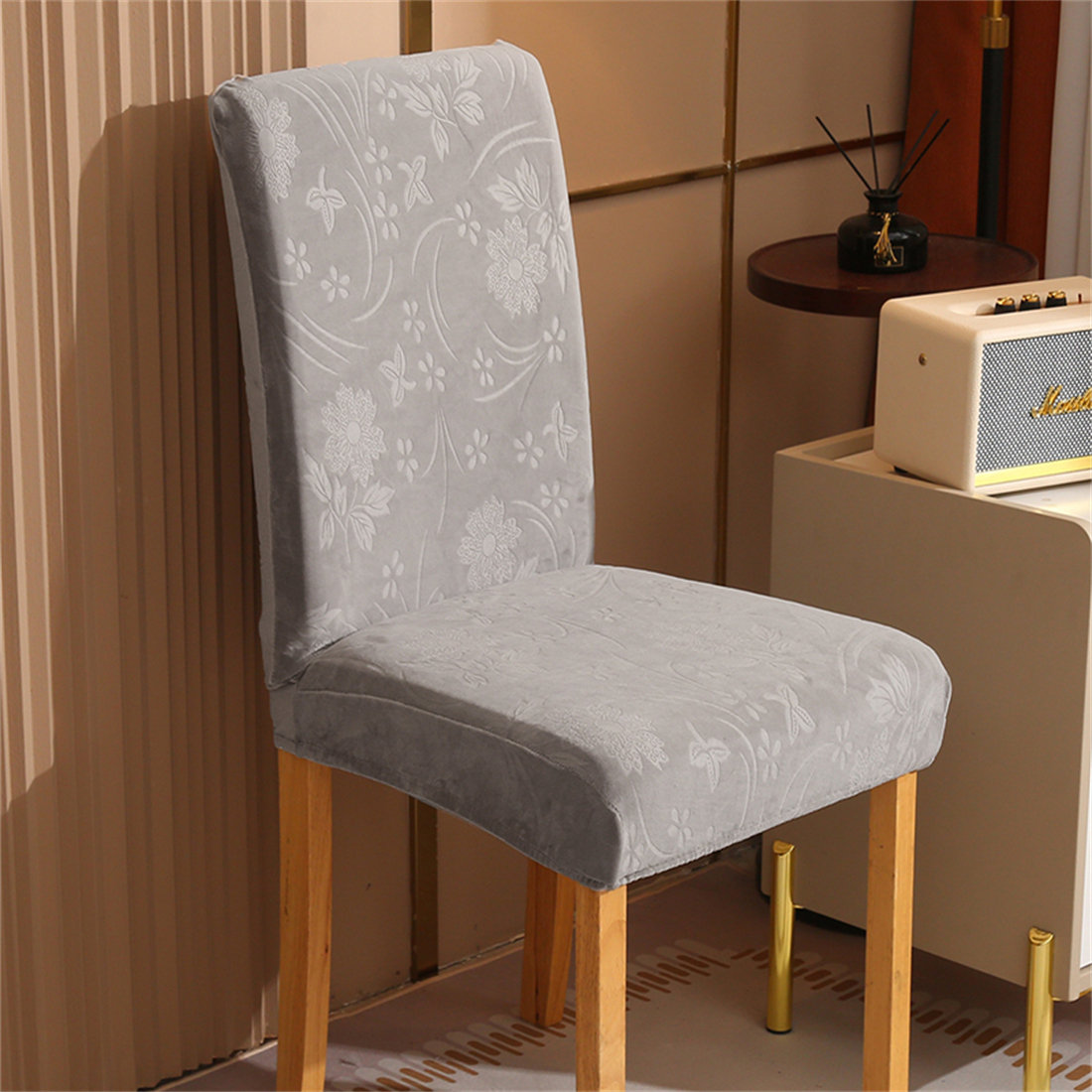 Corrigan Studio® European Style Chair Cover - Elastic Dining Chair ...
