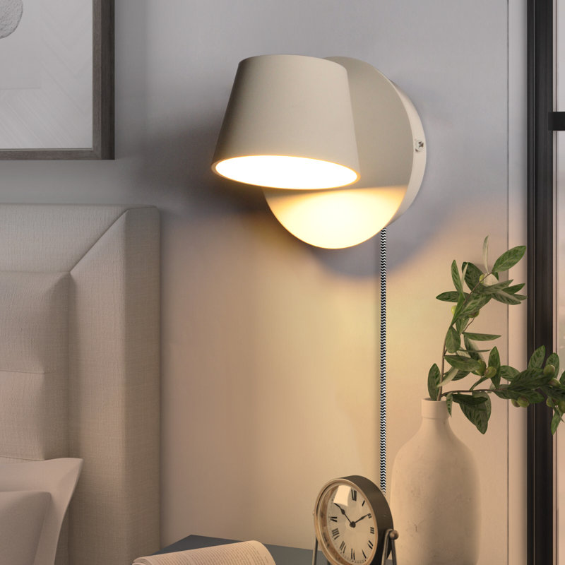 Wrought Studio™ Charlote Directional Led Armed Sconce Plug-in ...
