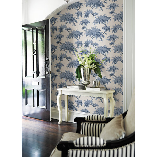 Wayfair | Blue Floral & Botanical Wallpaper You'll Love in 2023