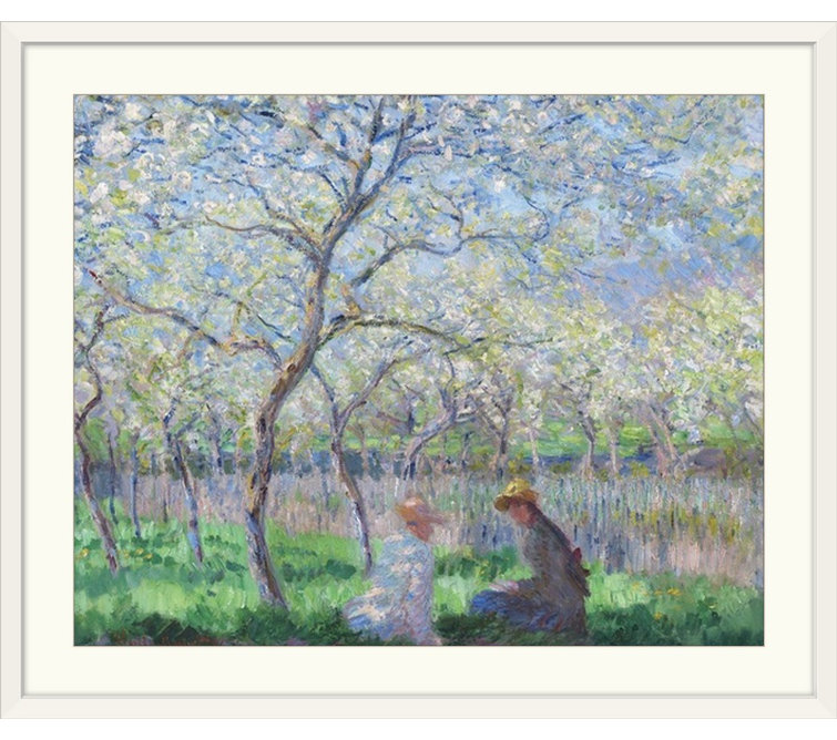The Twillery Co.® Springtime, 1886' by Claude Monet - Painting Print ...