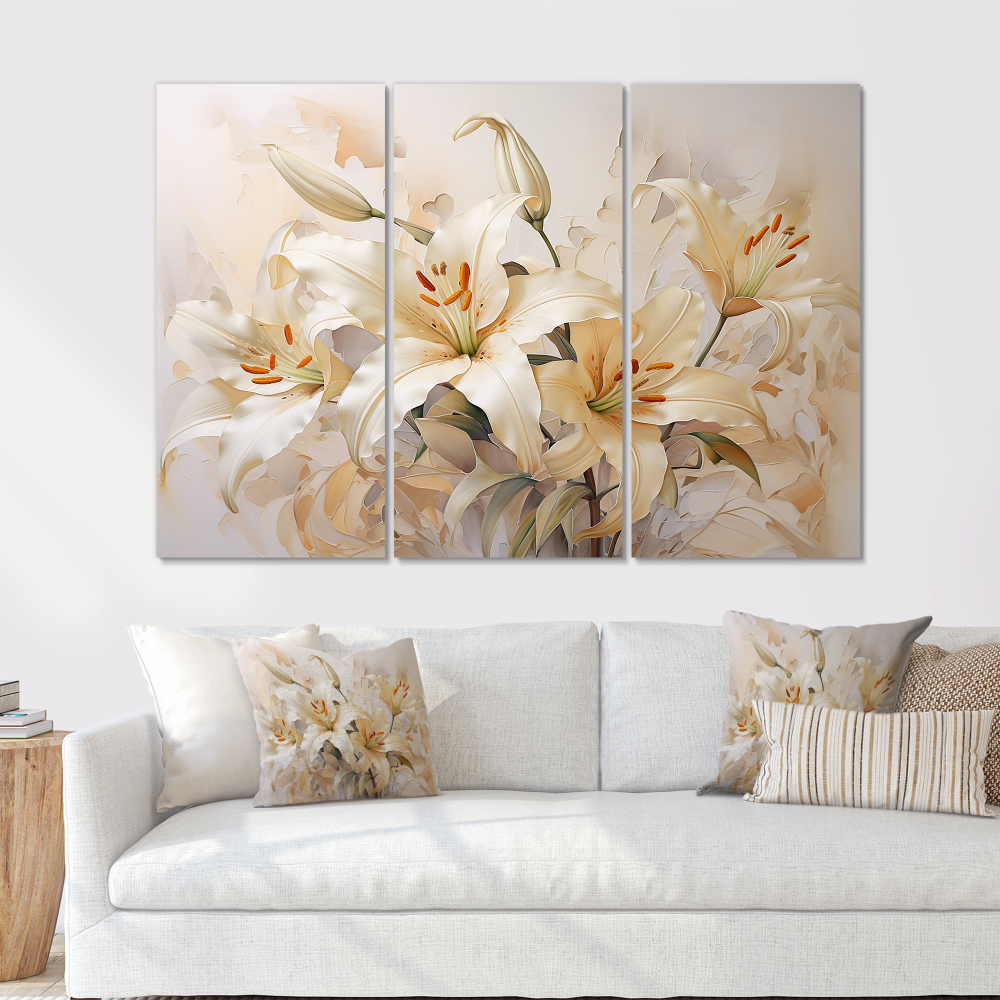 Red Barrel Studio® Garden Of Lilies Dreams I - Lilies Wall Art Print ...