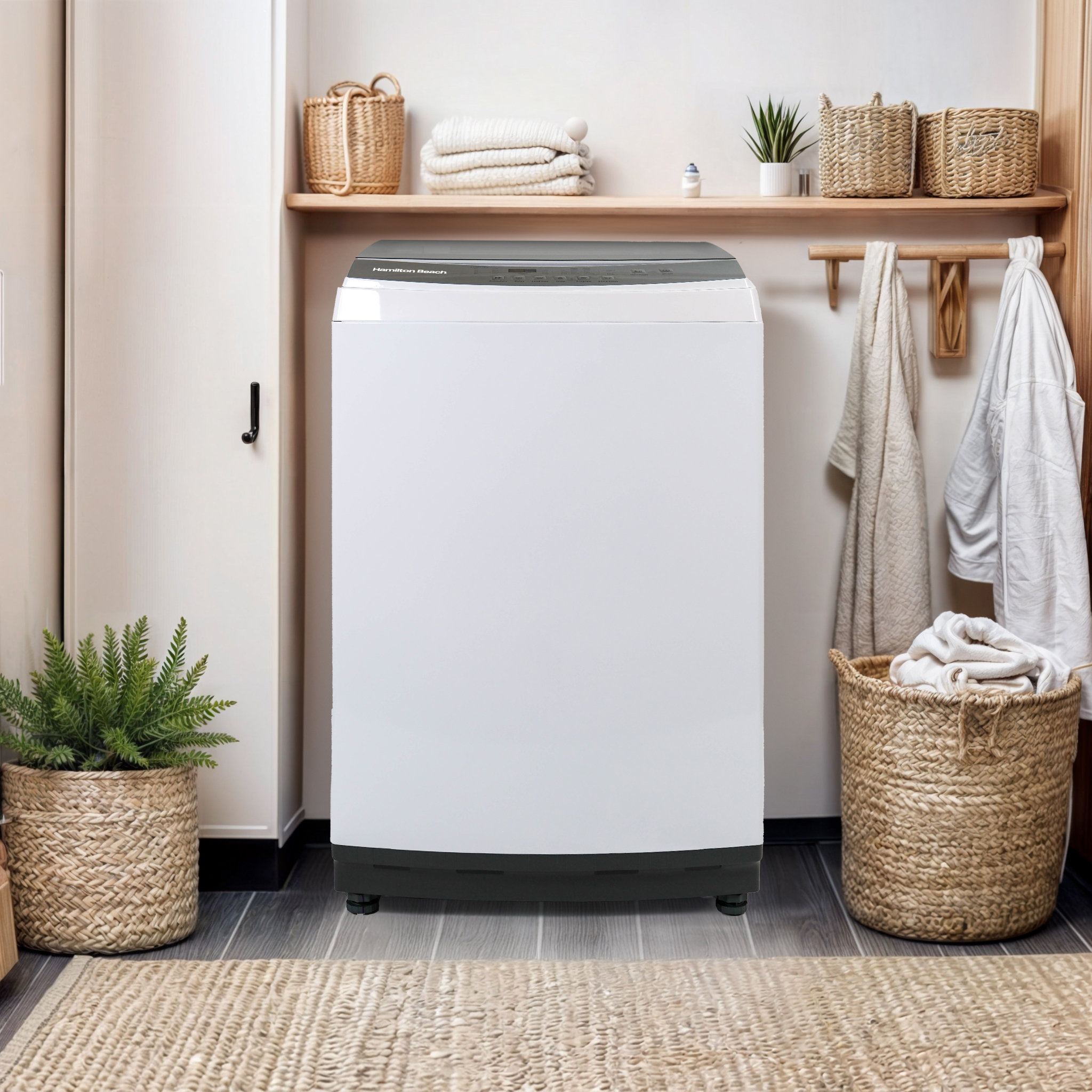 Hamilton Beach, 3.0 Cu. Ft. Portable Washer, White - Wayfair Canada