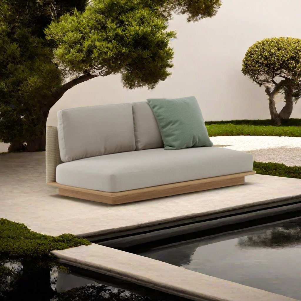 A Zoetic Home Rainproof outdoor sofa with sun protection | Wayfair