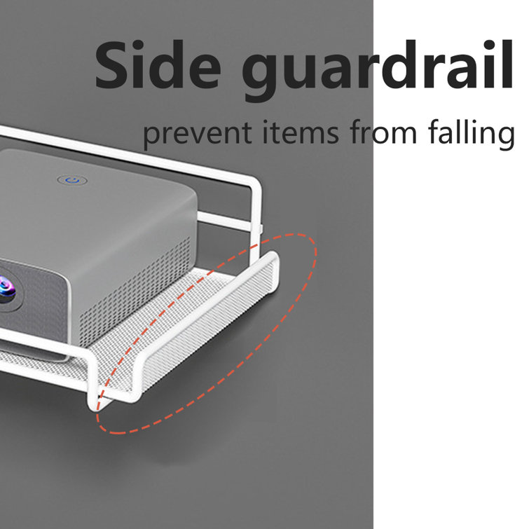 Latitude Run® Metal Wire Wall Mount Mesh Storage Rack,Set Of 2 ...