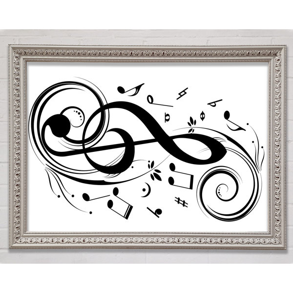 Bright Star Musical Note - Single Picture Frame Art Prints | Wayfair.co.uk