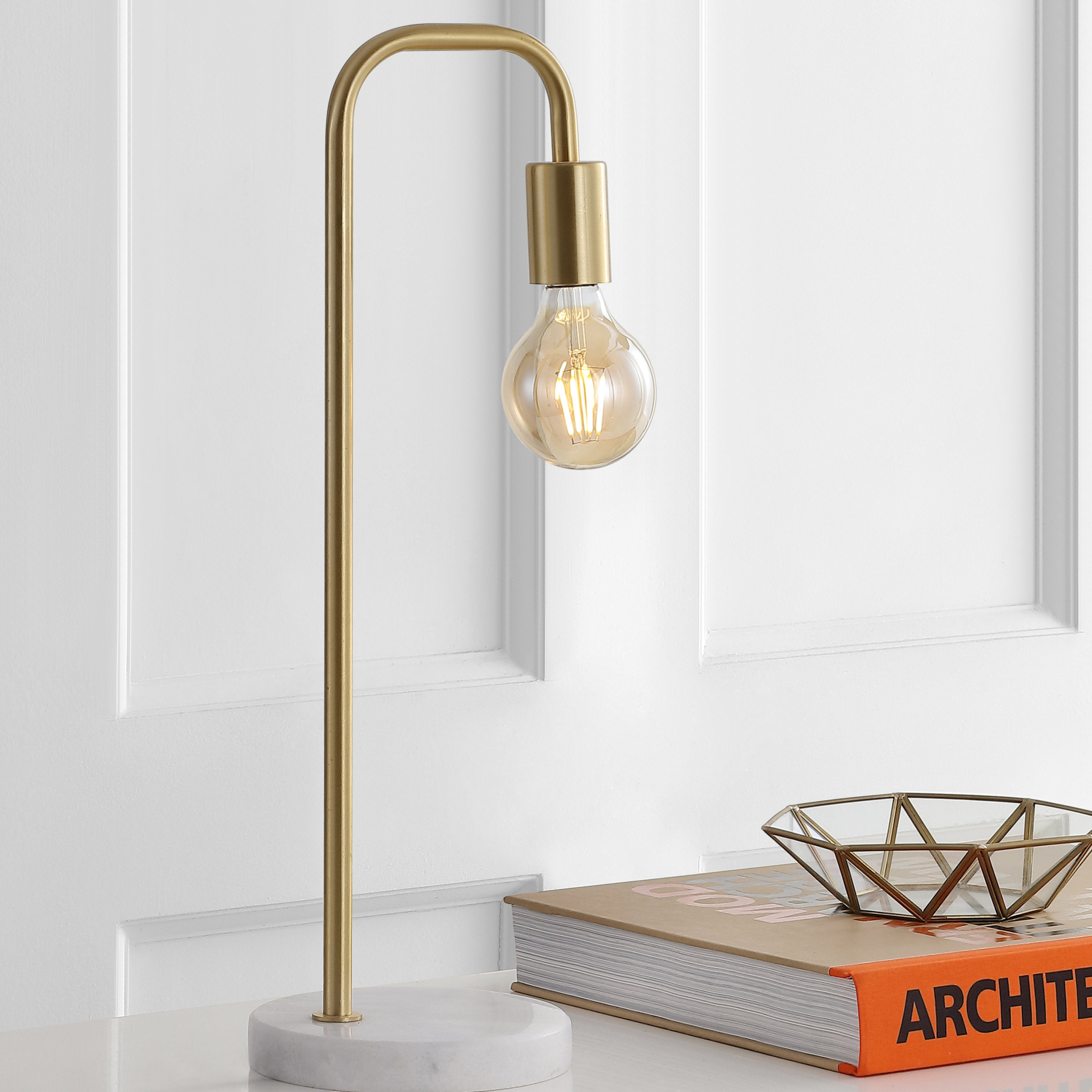 Mercer41 Marrow 21" Arched Table Lamp | Wayfair