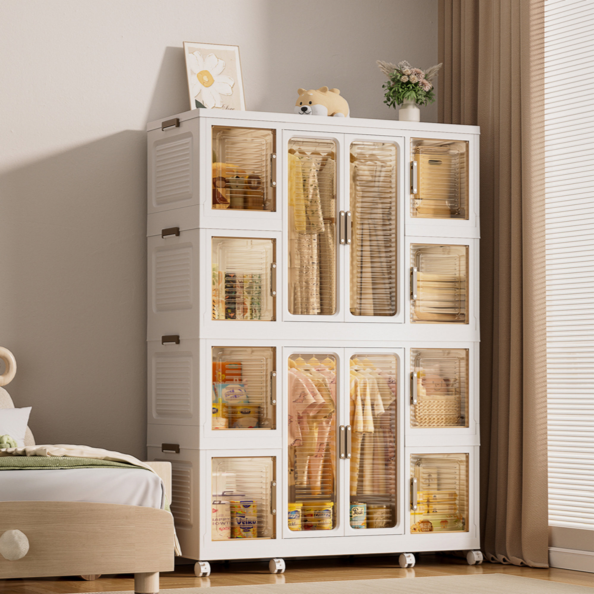 Rebrilliant Pullam 44.09 Closet System | Wayfair