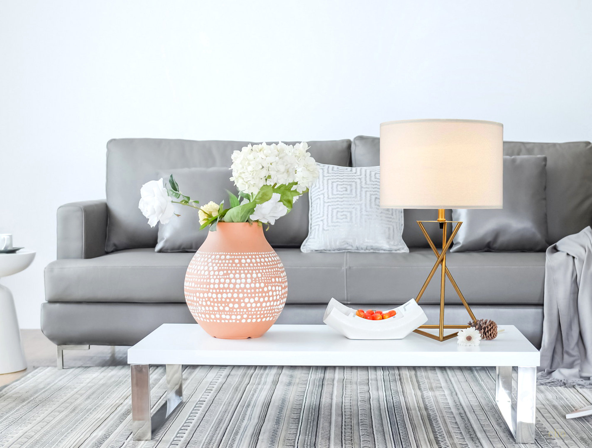 Corrigan Studio® 26.25" Tall "Ester" Mid-Century Metal Table Lamp ...