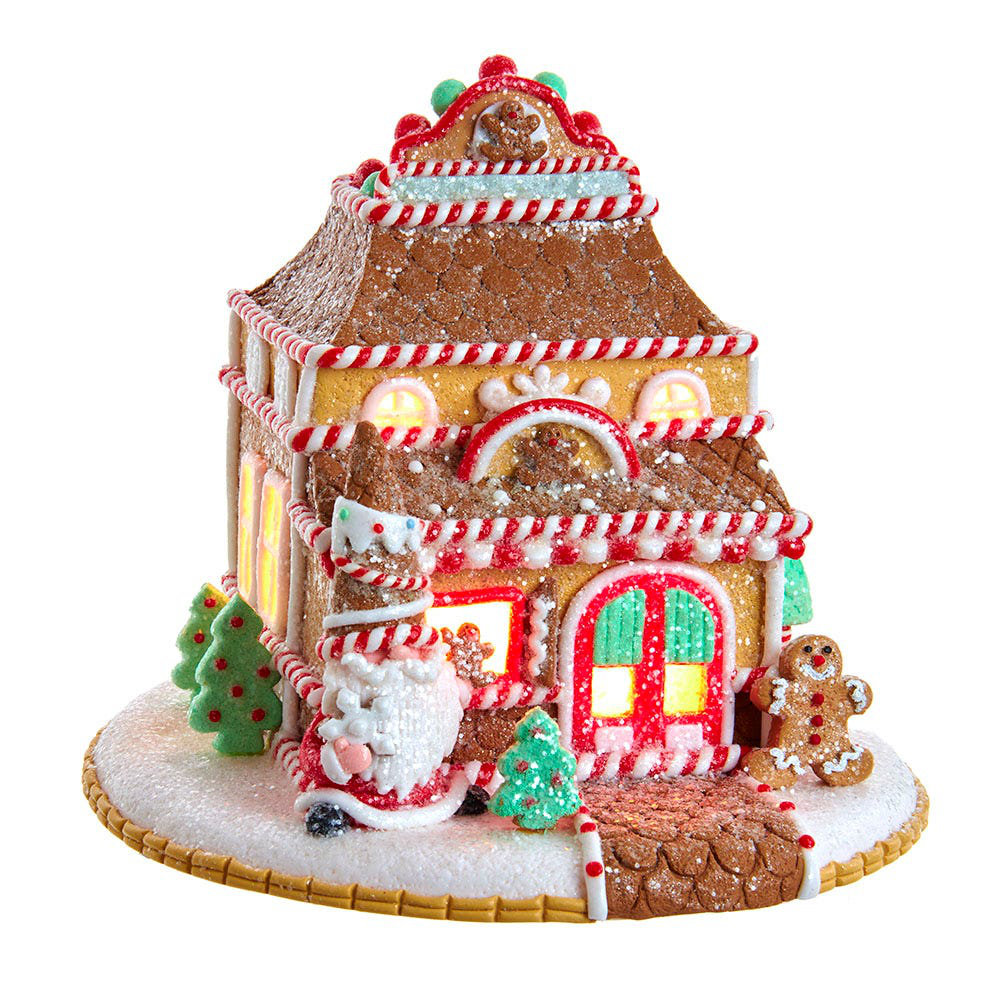 Kurt Adler Lighted Gingerbread Shop | Wayfair