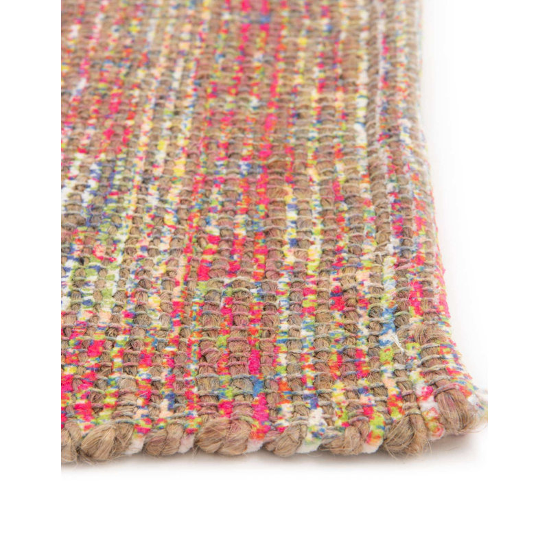 Langley Street Watkin Handmade Hand Loomed Purple/Red/Gray Rug ...