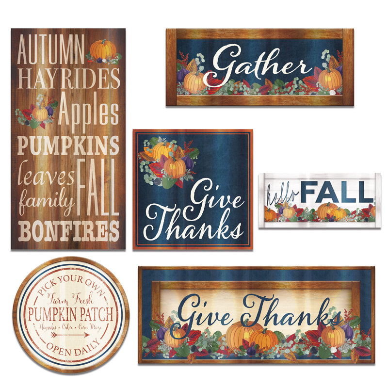 Beistle Foil Fall Thanksgiving Cutouts | Wayfair