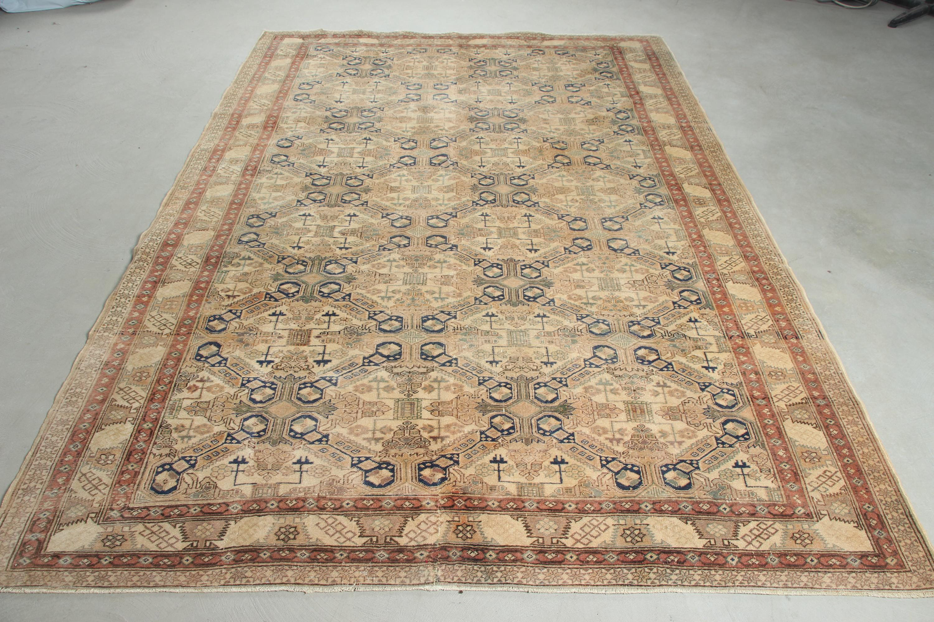 Bloomsbury Market Handwoven Turkish Rug in Beige for Living Room and ...
