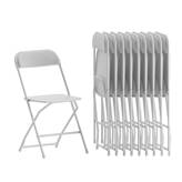 Inbox Zero Laione Plastic Stackable Folding Chairs, Patio Garden ...