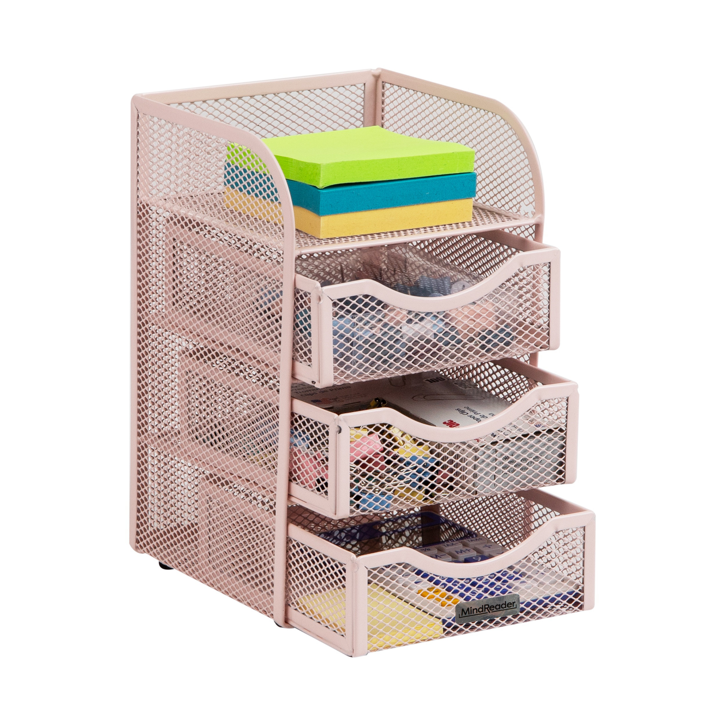 Mind Reader Desktop Accessory Storage, Paper Binder Clip Basket ...