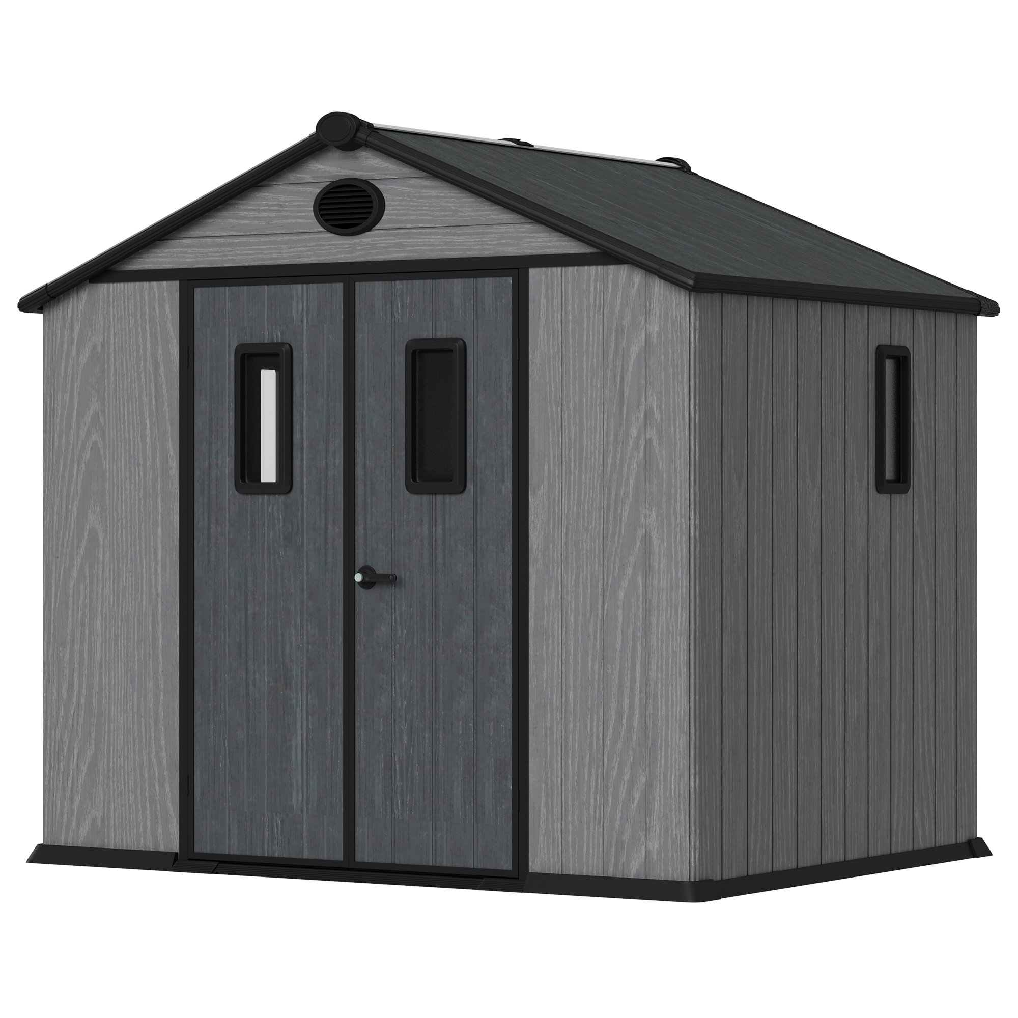 Bezseller 6*8 Outdoor Storage Tool Shed With Door And Floor, Plastic ...