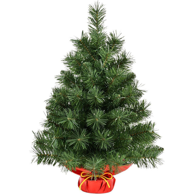 The Holiday Aisle® 2ft Tabletop Christmas Tree with 50 LED Lights ...