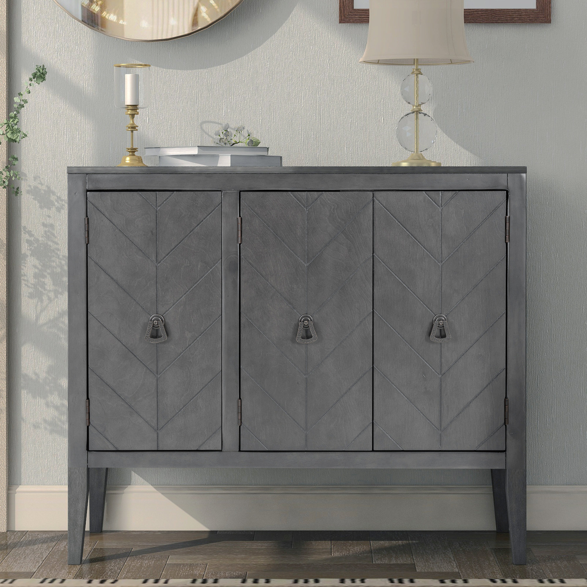 Winston Porter 37''L Modern Sideboard Cabinet With Storage, Console ...