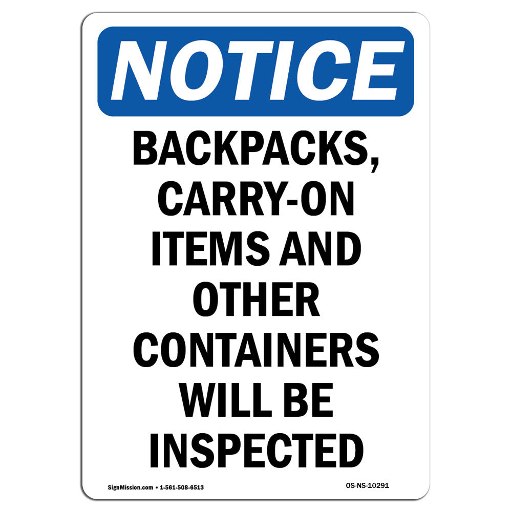 SignMission Backpacks Carry-on Items and Sign | Wayfair