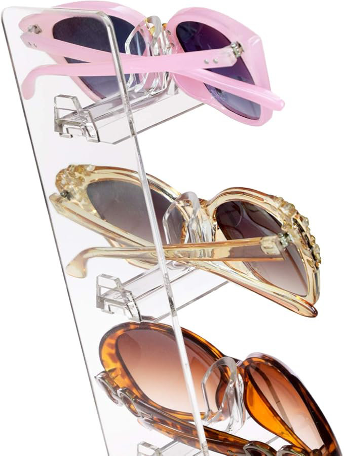 Rebrilliant Acrylic Eyeglasses Frame Stand Sunglasses Rack | Wayfair