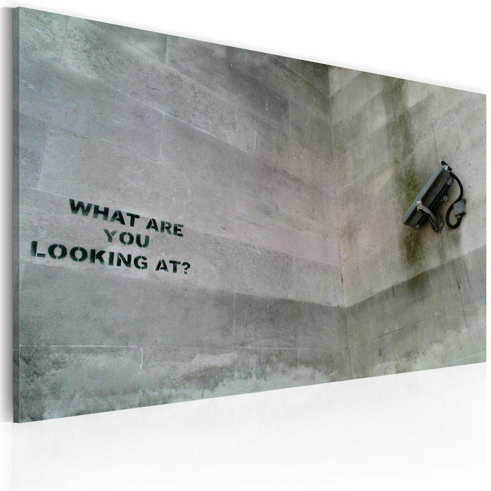 17 Stories Merenich Banksy What Are You Looking At? On Canvas Print ...