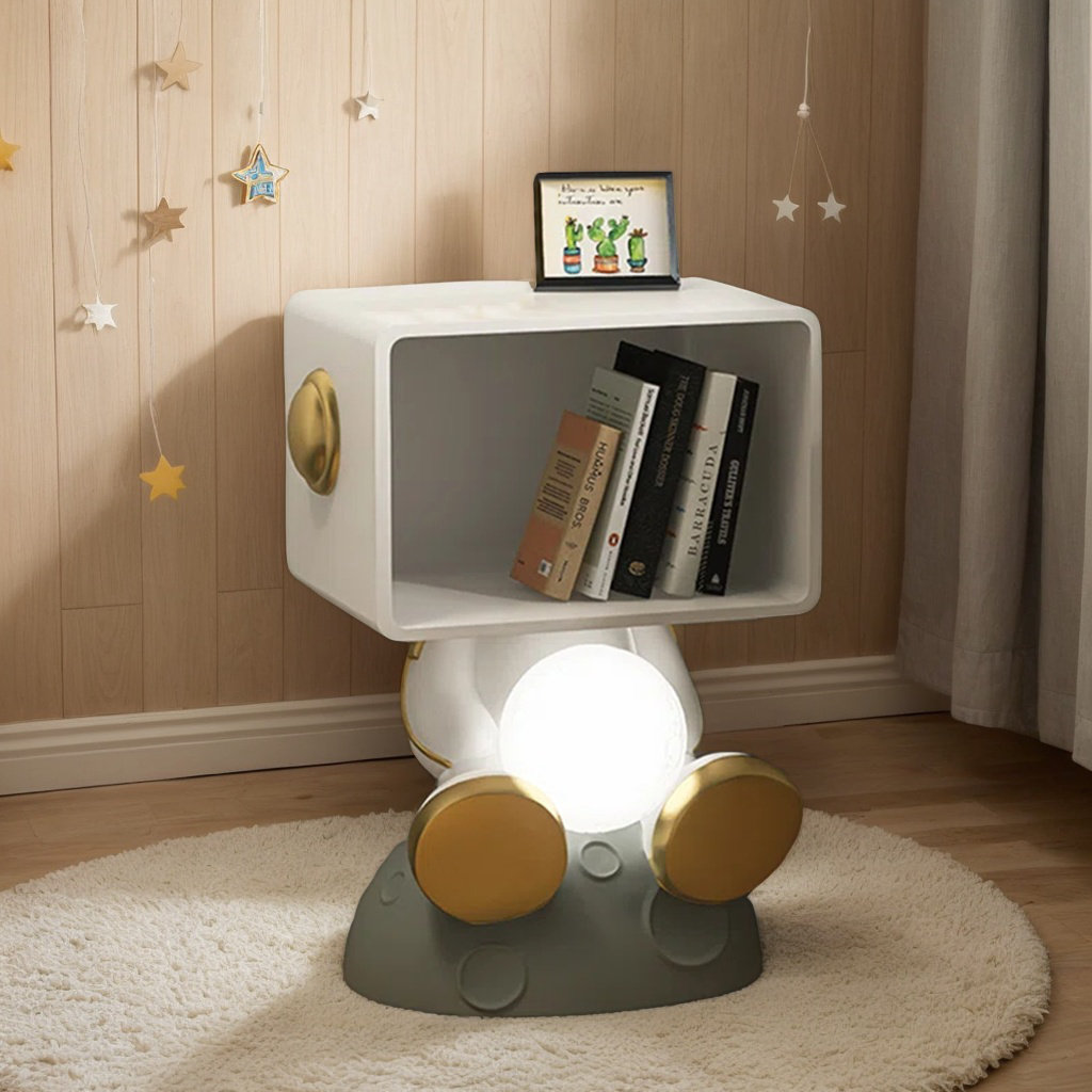 Isabelle & Max™ Akshayaa Astronaut Nightstand,Bedside Table Light ...