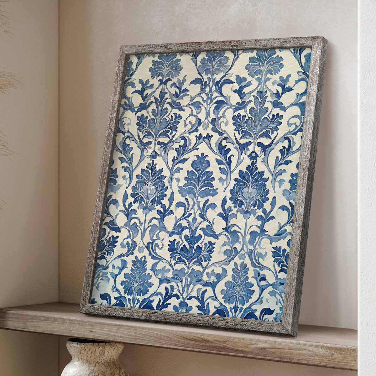 Lark Manor™ WM MORRIS Series DCLXVI Framed Print - Solid Wood | Wayfair