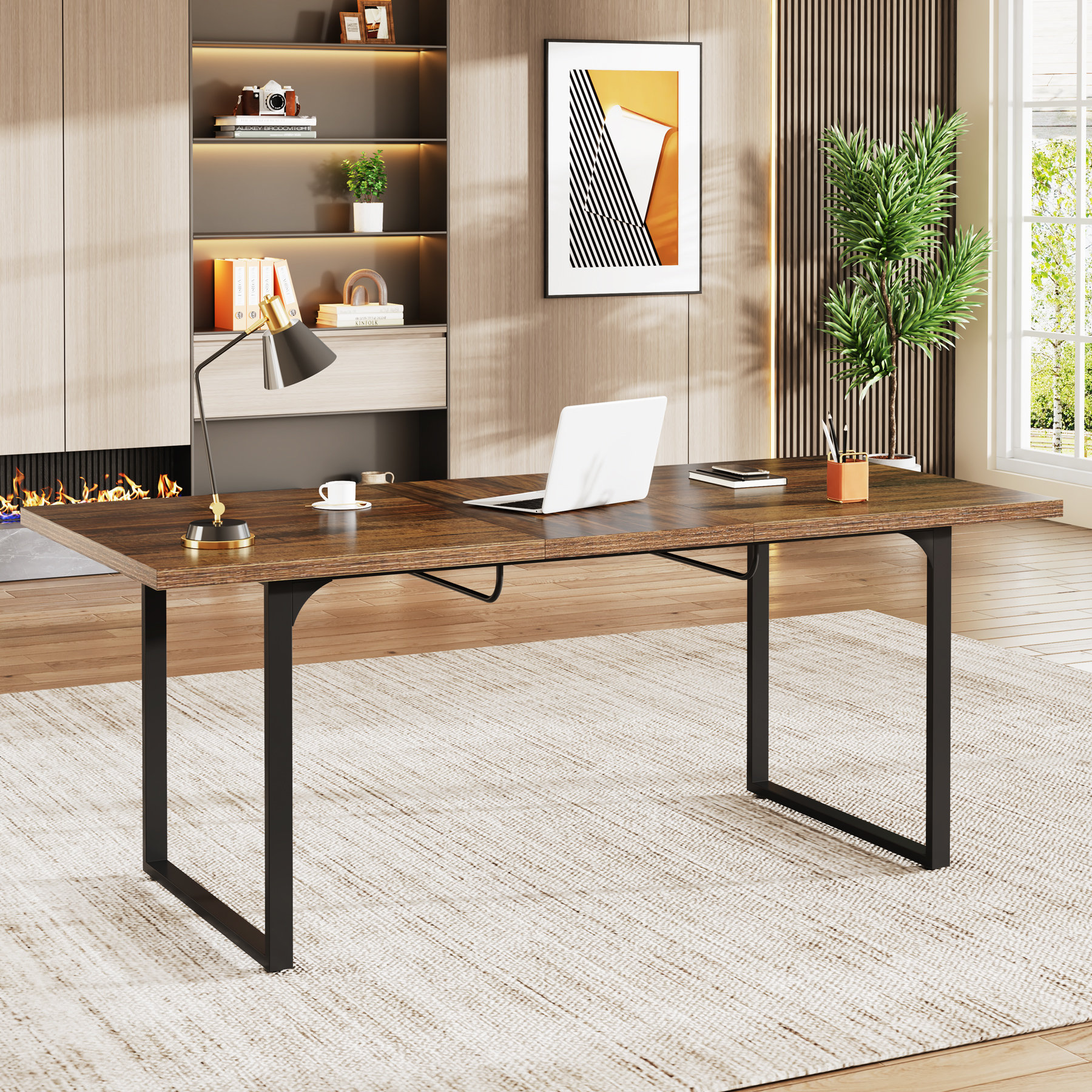 17 Stories 63-78.8 Inch Extendable Computer Desk | Wayfair