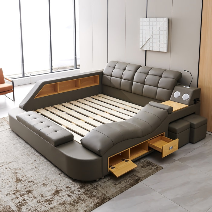 Juxing Furniture Inc Upholstered Sleigh Bed | Wayfair