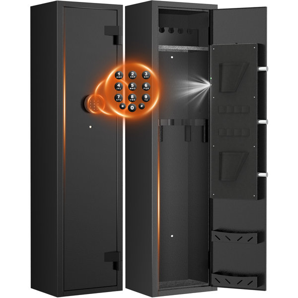 Besafety 5-7 Long Gun Safes, Gun Cabinets For Home Storage Of Rifle And ...