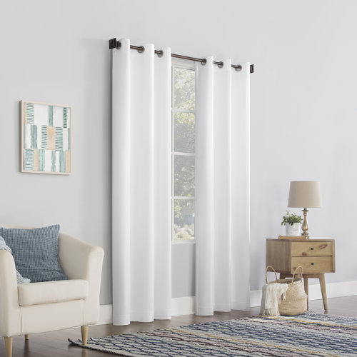 Latitude Run® Coel Textured Draft Shield Fleece Insulated Room ...