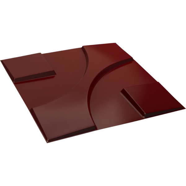 PCI Enterprises WPNE 19.63" x 19.63" Wall Paneling in Gloss Merlot ...