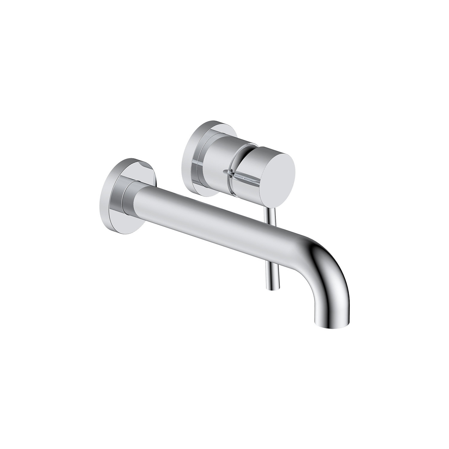 AGUA CANADA Sandrus Round Wall Mounted Bathtub Faucet In Polished ...