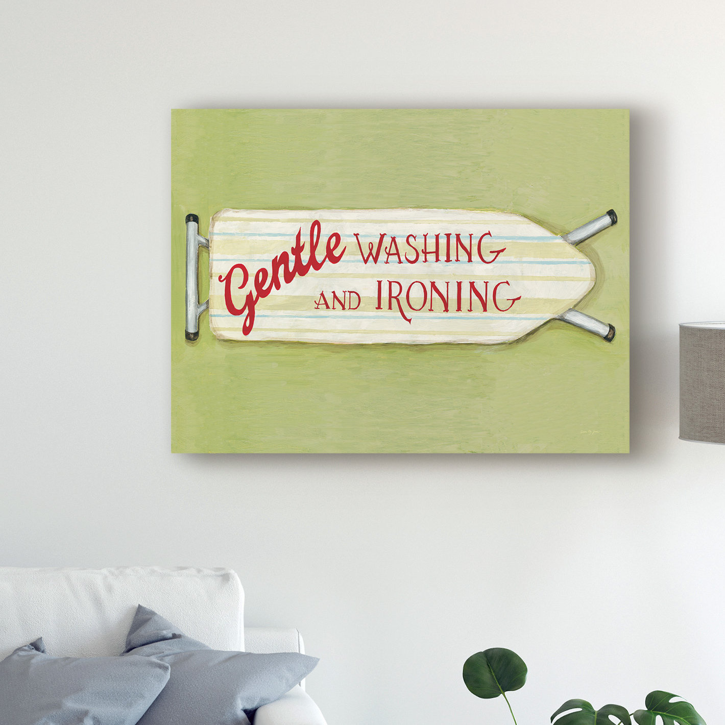East Urban Home Gentle Wash V2 by Susan Eby Glass - Print on Canvas ...