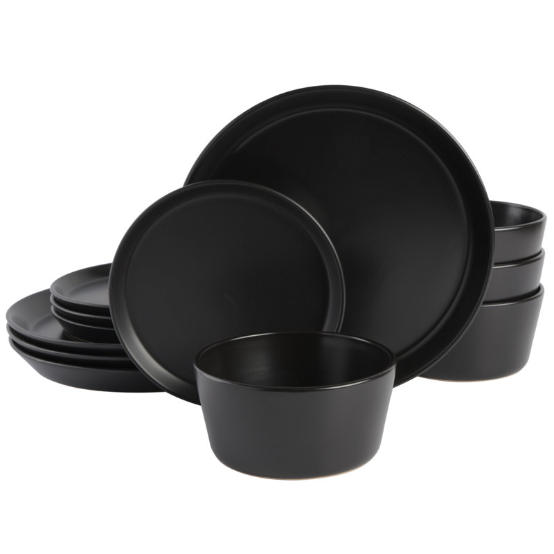 Gibson Elite Soho Lounge Sofia 12-Piece Coupe Dinnerware Set & Reviews ...