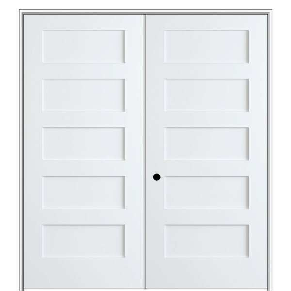 MMI DOOR Interior Double Primed 5-Panel Door | Wayfair