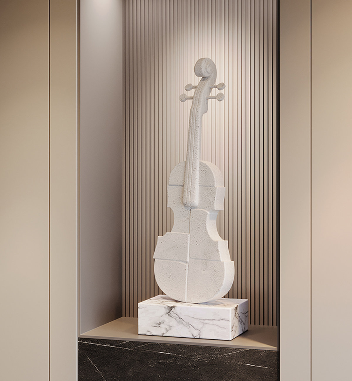 Orren Ellis Modern Resin Violin Art Sculpture | Wayfair